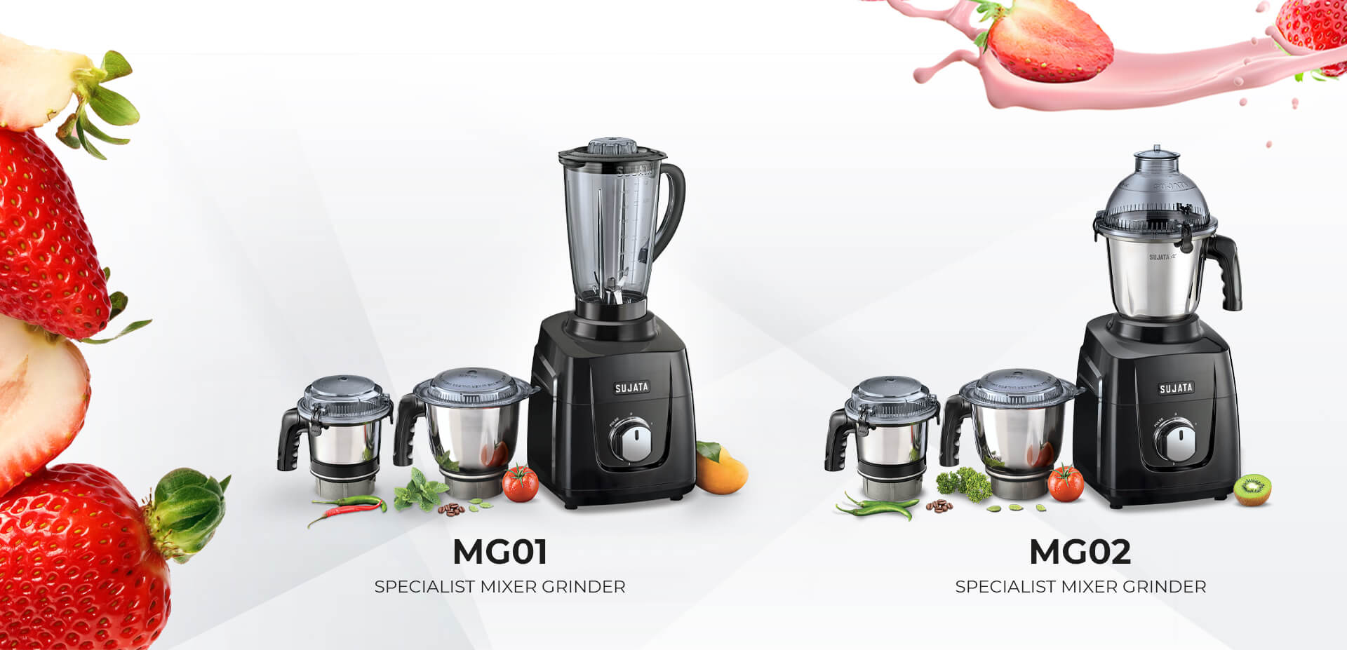 Buy Mixer Grinders, Juicers & Kitchen Appliances – Sujata India